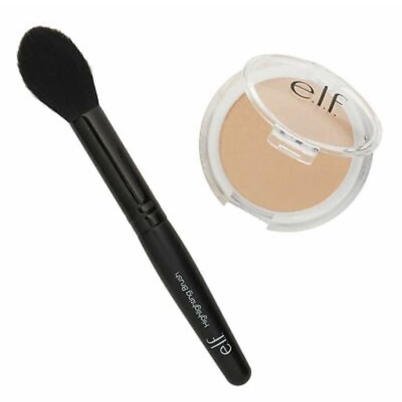 ELF | Makeup | Nwt Elf Pearl Shimmer Highlighter Brush Duo Set Full ...